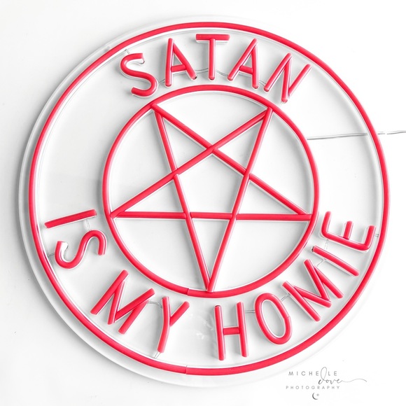 Wall Decor | Dolls Home Satans Bestie Neon Sign | Poshmark